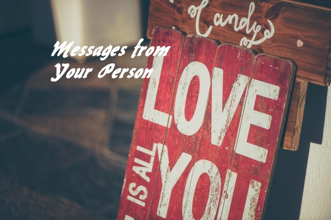 Messages From Your Person Oracle Cards Love Messages Psychic Reading ...