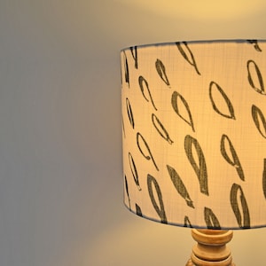 Grey 'splatter' Handmade Lampshade - Etsy