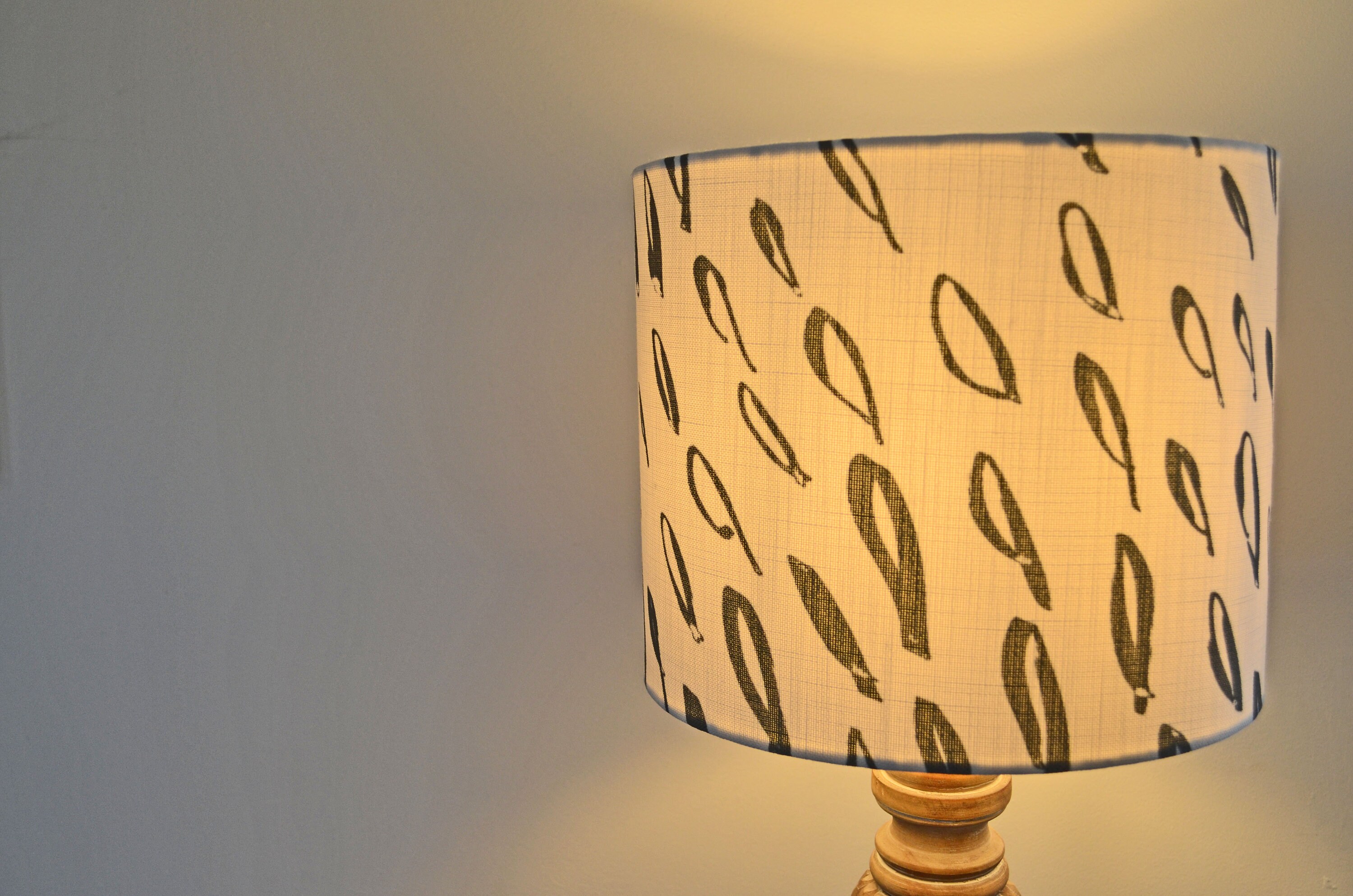Grey 'splatter' Handmade Lampshade - Etsy