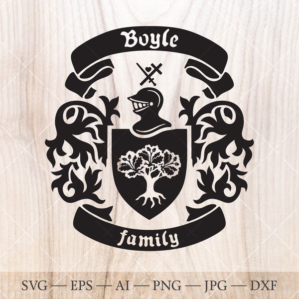 Family Crest Svg - Etsy