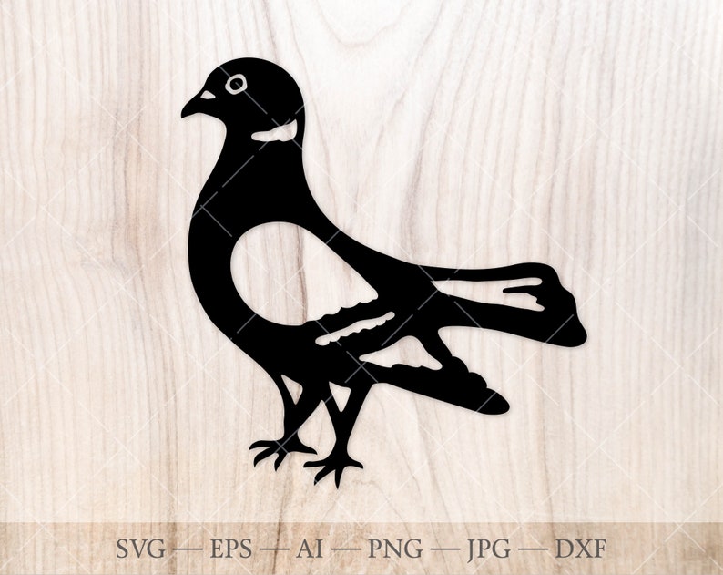 Paper, Party & Kids bird Cut file Clip art Pigeon cutting file SVG ...