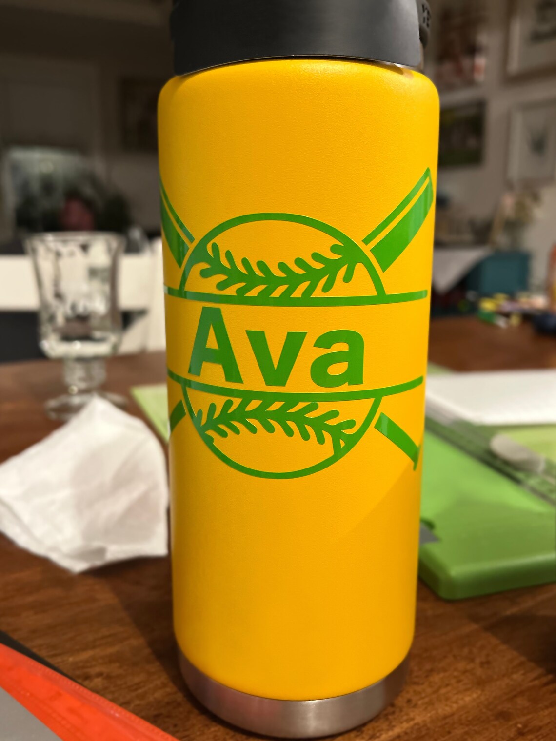 Softball Monogram Frame Svg Softball Name Frame SVG Baseball - Etsy