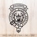 Buchanan Crest Badge SVG, Scottish Clan Svg, Family Crest Svg. Coat of ...