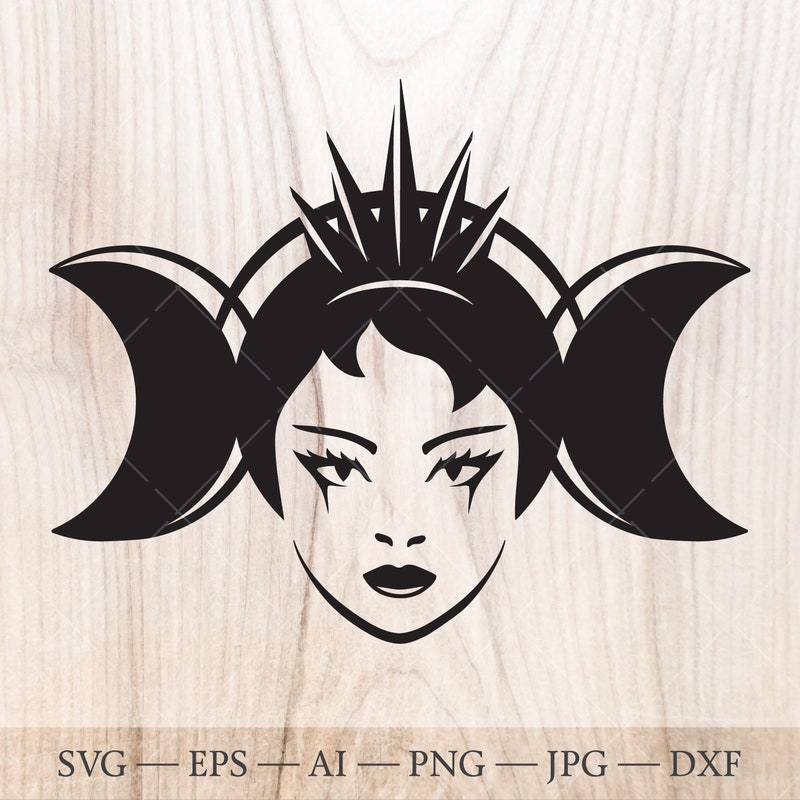 Triple Goddess Svg - Etsy
