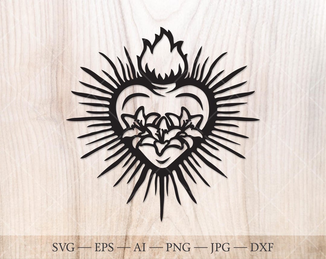 Chaste Heart of Joseph SVG, Religious Christian SVG (digital Download ...