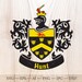 Gibbs Family Crest. Coat of Arms Svg. Heraldic Shield With 3 Poleaxes ...