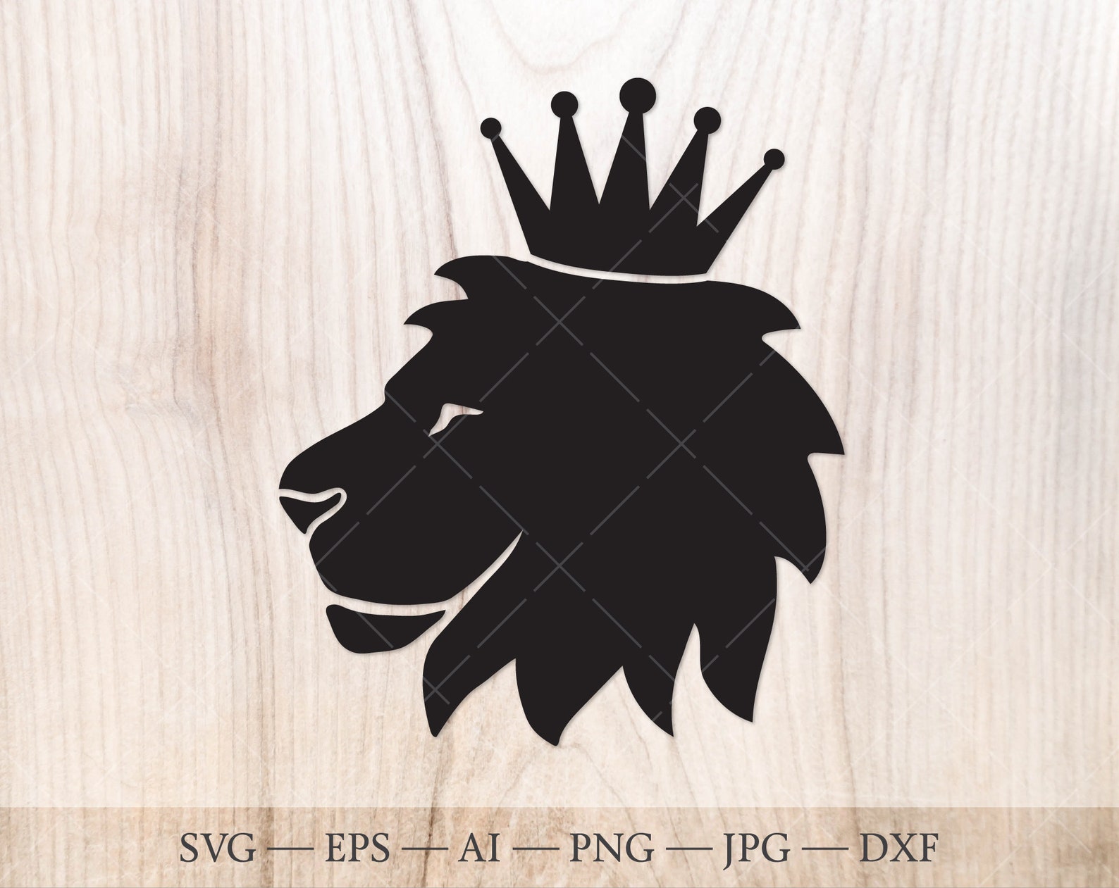 Lion With Crown Svg Lion Svg Lion Head SVG. Lion Crown SVG - Etsy