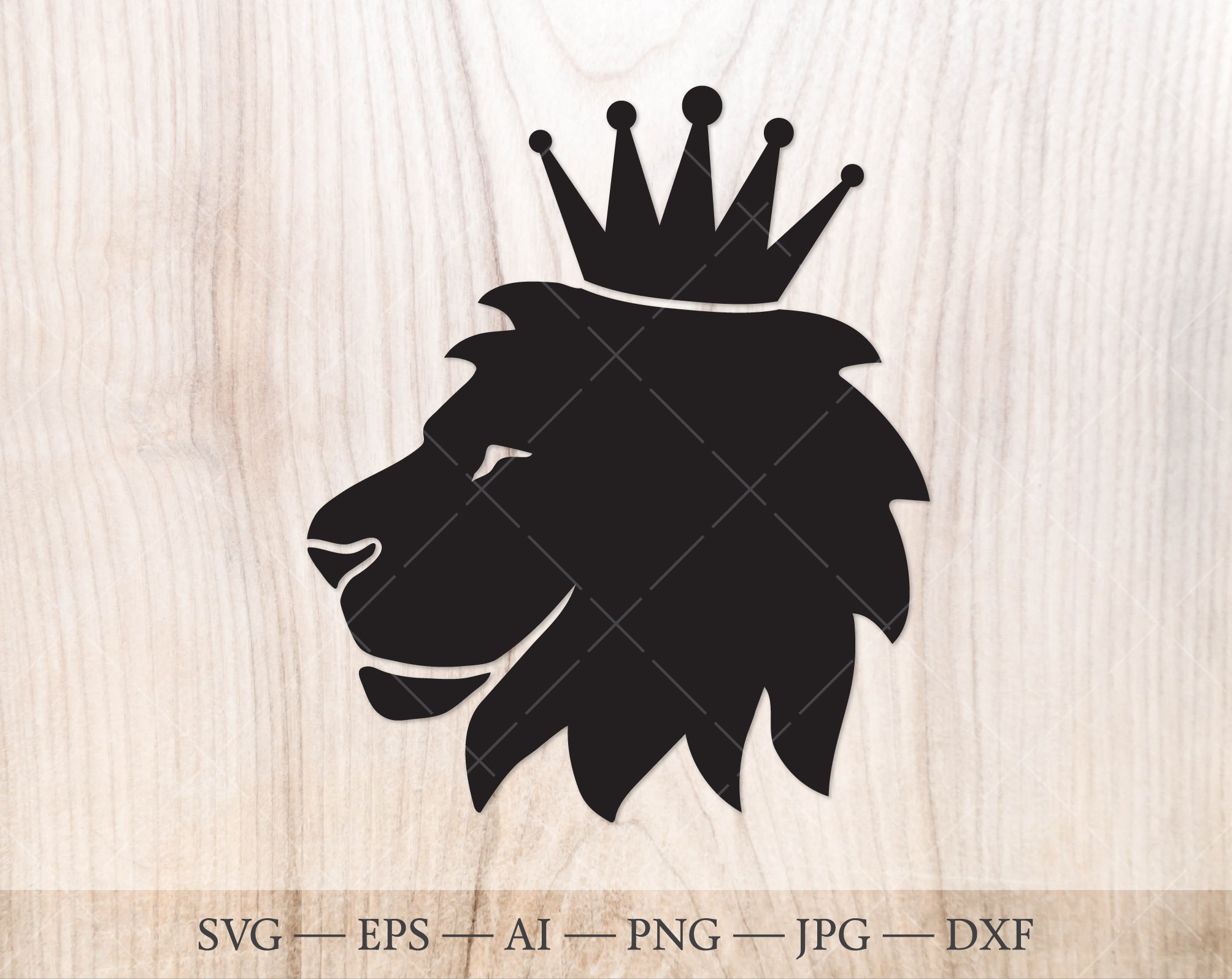Lion With Crown Clipart