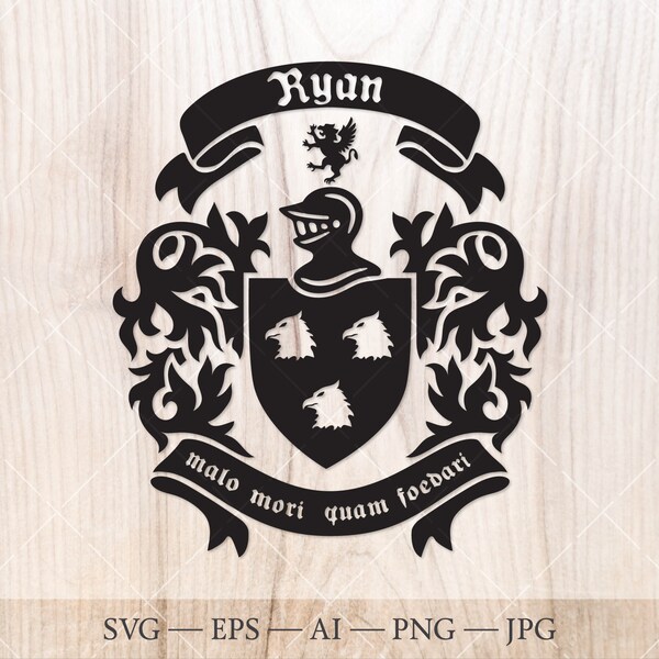 Ryan Coat of Arms - Etsy