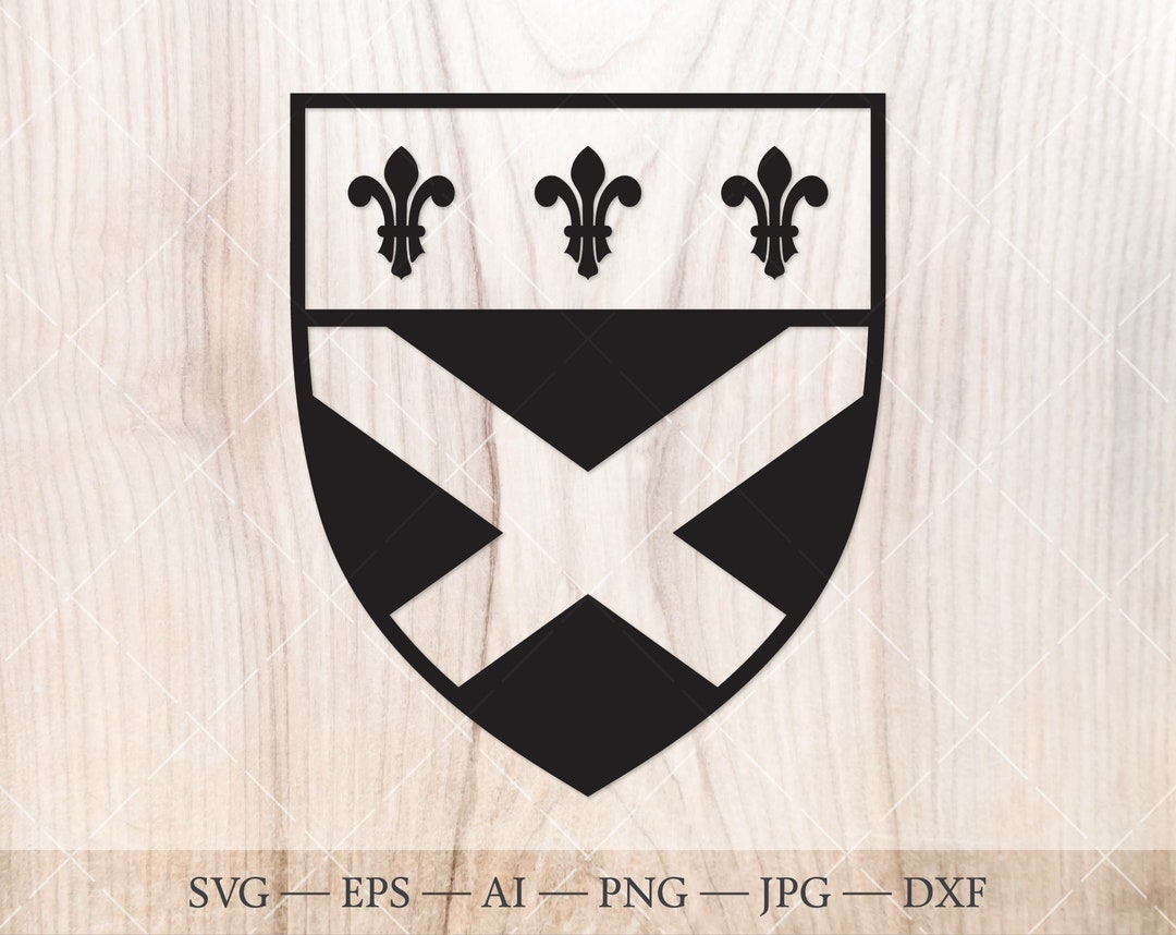 Fitzpatrick Heraldry Shield SVG. Knight Shield Clipart. - Etsy