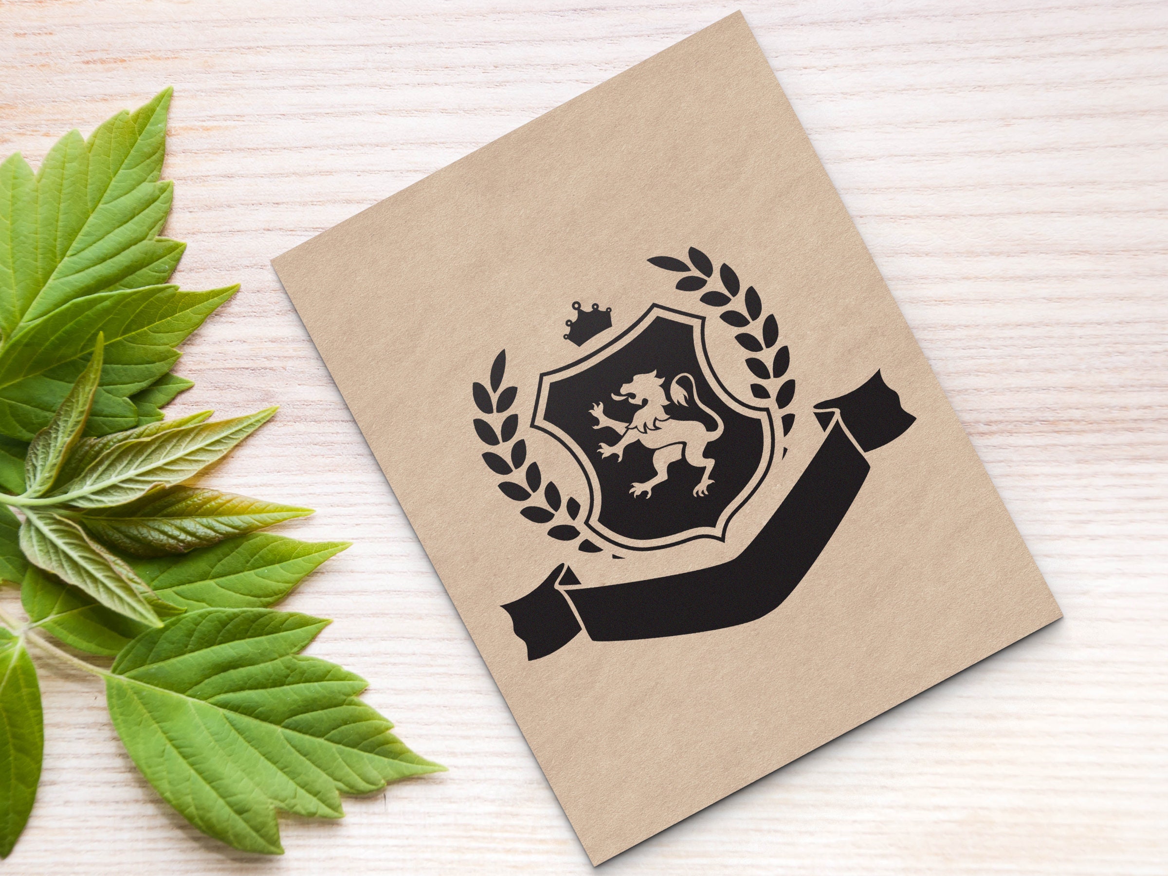 Shield With Lion SVG Set. Coat of Arms Monogram. Svg Eps - Etsy