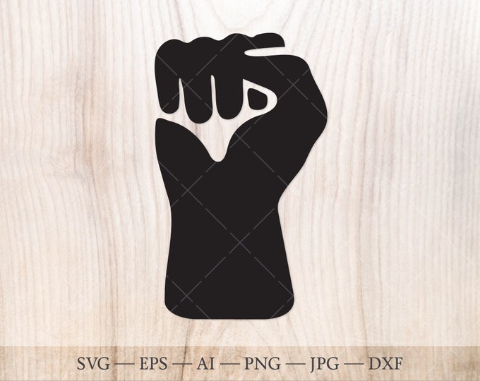 Fist Svg, Hand Svg, Power Svg, Woman Fist Svg, Female Svg, Fingers Svg ...