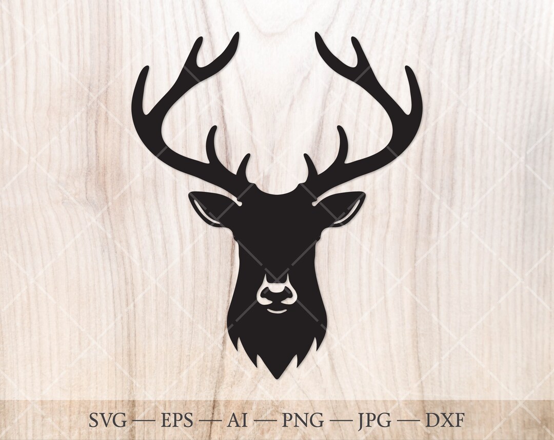 Deer SVG, Deer Head Svg, Stag Svg, Stag Head. Deer Hunting SVG, Deer ...