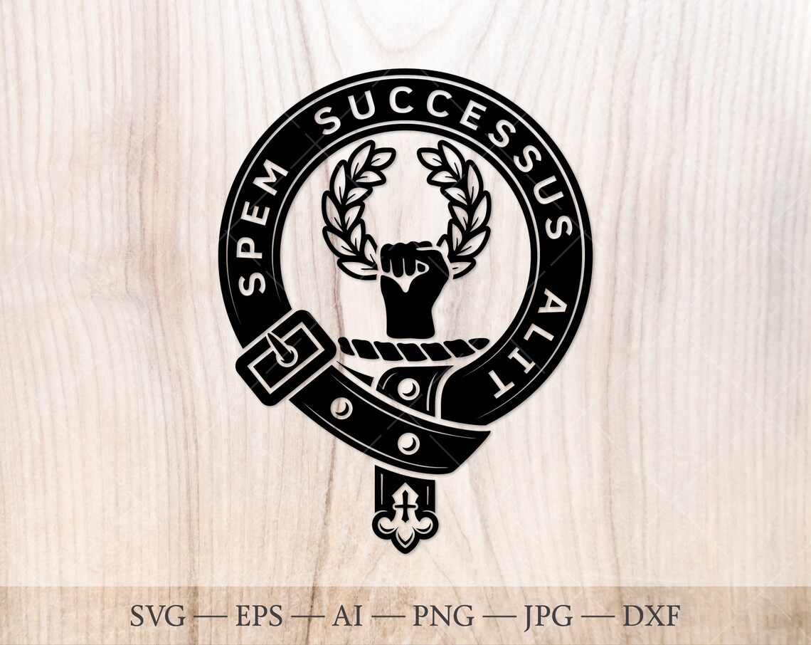 Ross Crest Badge SVG Scottish Clan Svg Family Crest Svg. - Etsy