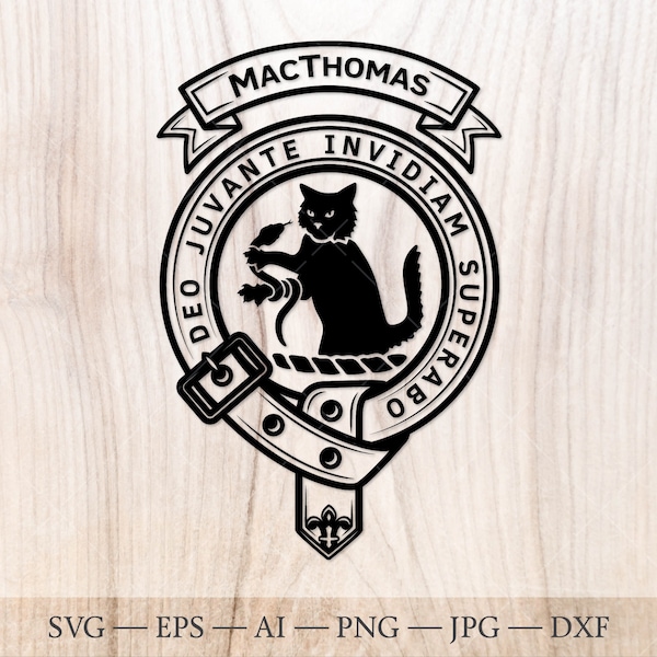 Clan Crest Svg - Etsy