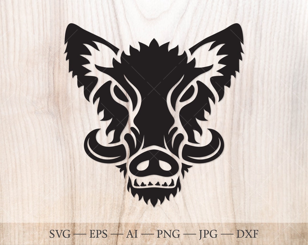Wild Boar Head SVG. Hog Head Svg. Boar SVG Cut File for Cricut ... Wild Boar Head SVG. Hog Head Svg. Boar SVG Cut File for Cricut ...