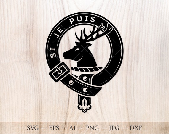 Colquhoun Crest Badge SVG Scottish Clan Svg Family Crest - Etsy Australia