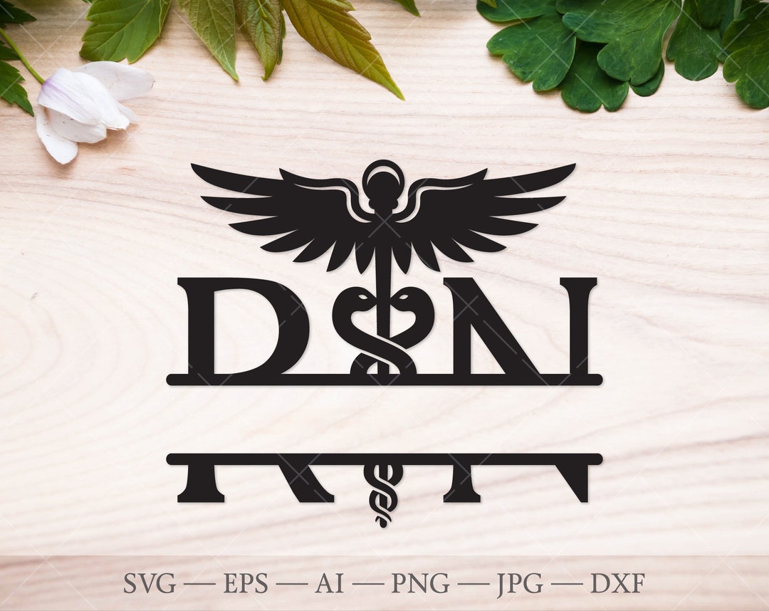 RN Split Monogram Frame SVG. Rn Name Svg, Registered Nurse Svg. RN Svg ...
