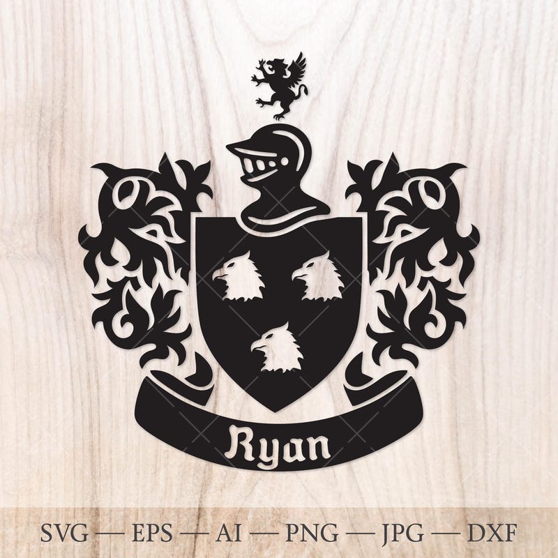 Ryan Coat of Arms - Etsy