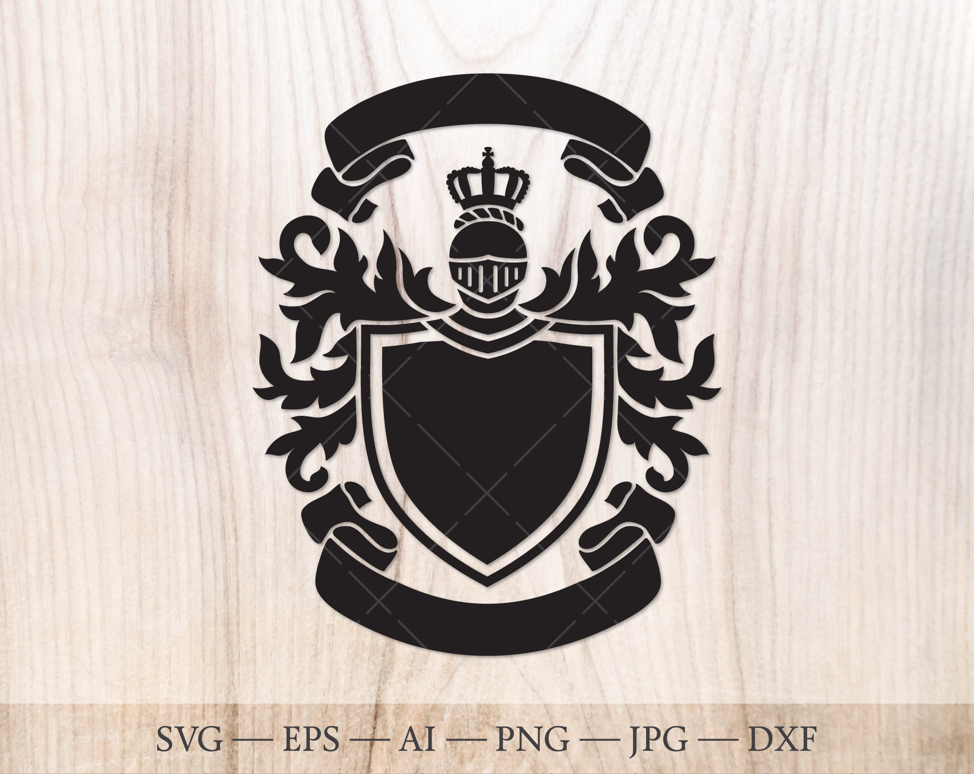 Coat Of Arms Ribbon Template
