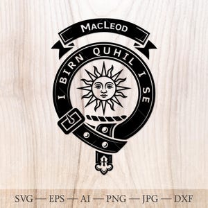 Macleod of Lewis Crest Clip - Etsy