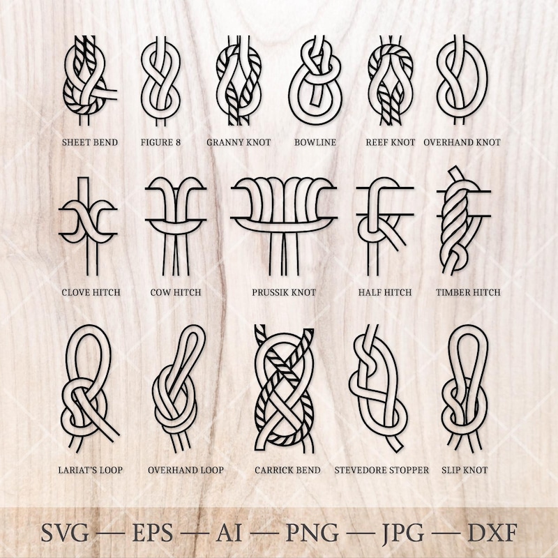 Tying the Knot Stencil - Etsy