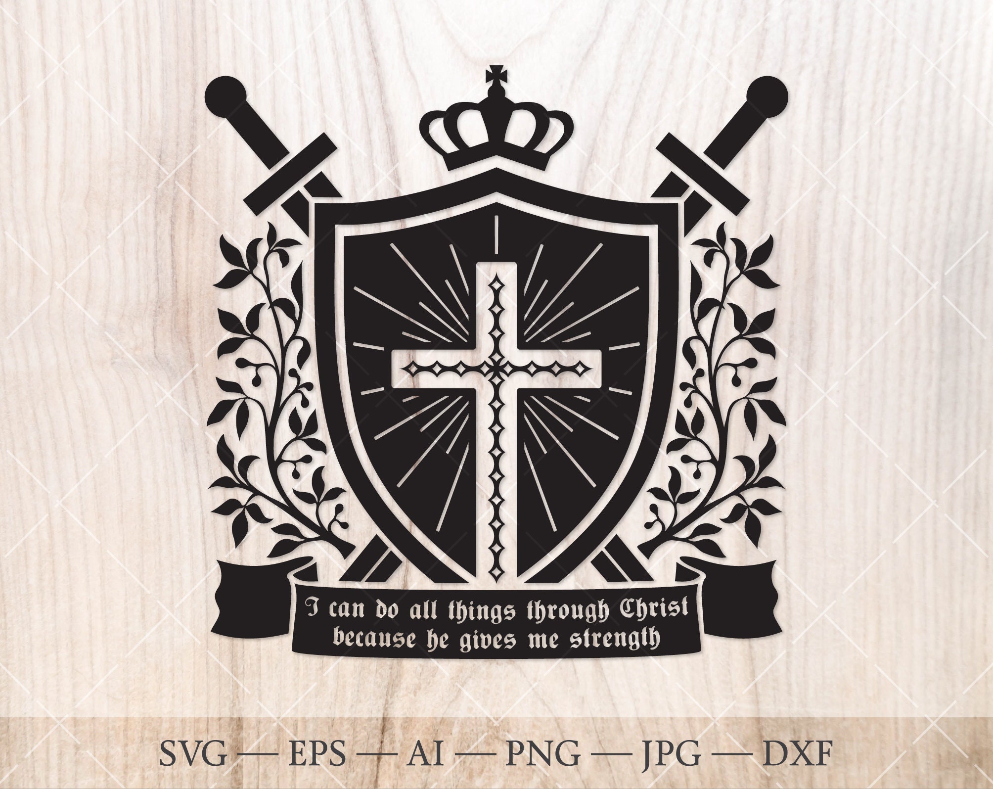 Escudo con cruz espadas y cinta SVG. Escudo de armas clipart. | Etsy Escudo con cruz espadas y cinta SVG. Escudo de armas clipart. | Etsy