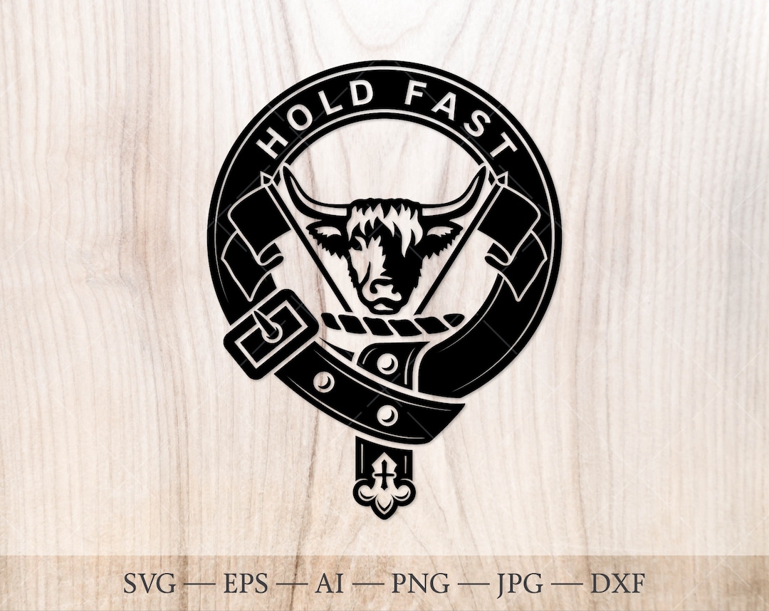 Macleod Crest Badge SVG, Scottish Clan Svg, Family Crest Svg. Coat of ...