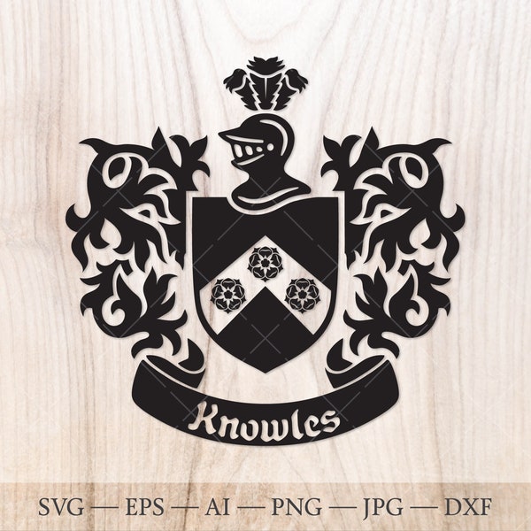 Knowles Family Crest - Etsy