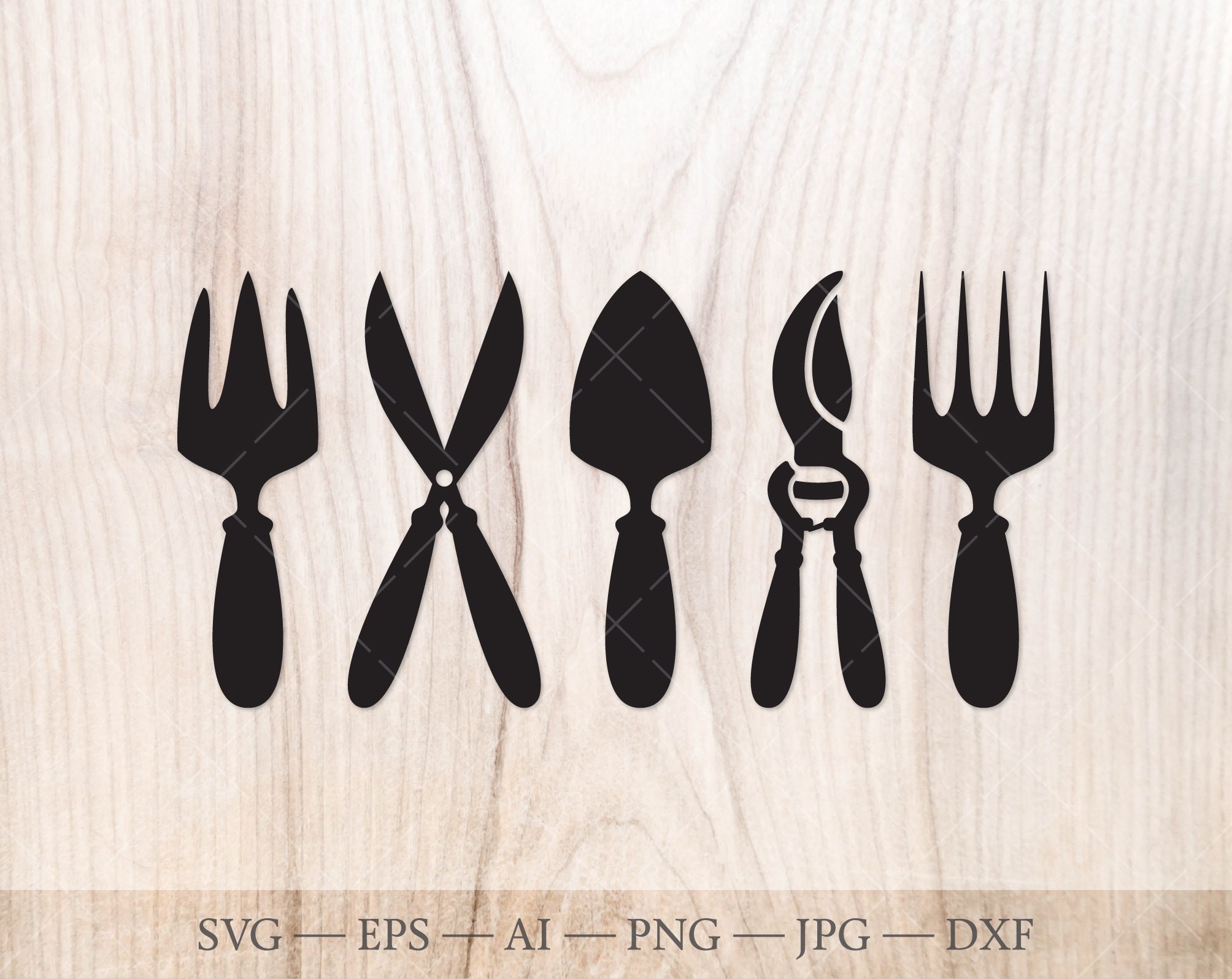 Gardening Tools Svg Bundle. Garden Tools Svg. Gardening SVG | Etsy