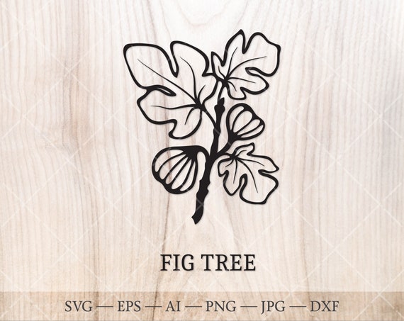 Fig Tree SVG. Birth Trees SVG. Birth Month Tree Outline - Etsy UK