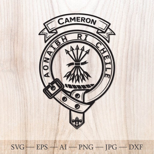 Clan Cameron Belt Buckle - Etsy