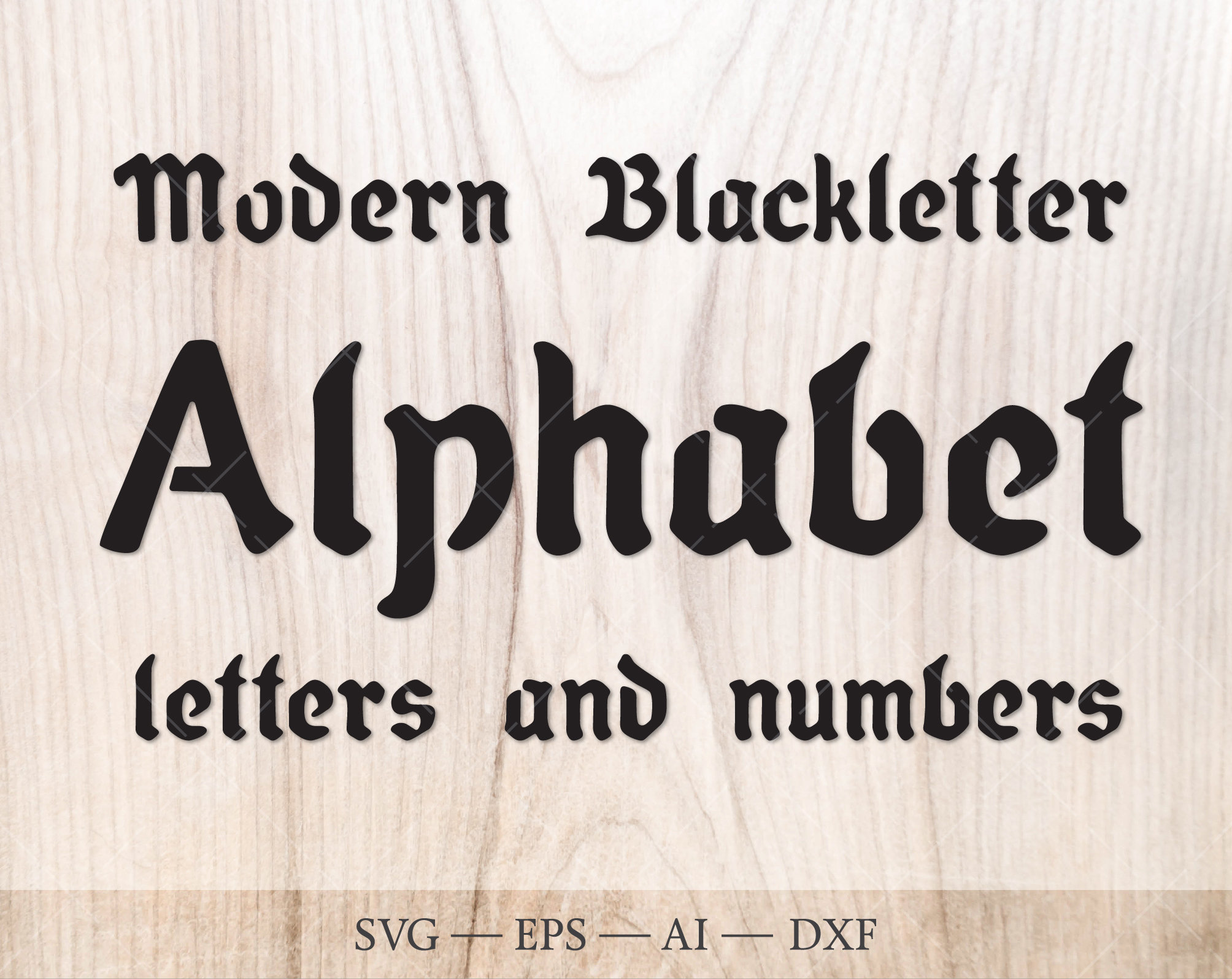 Modern Gothic Font