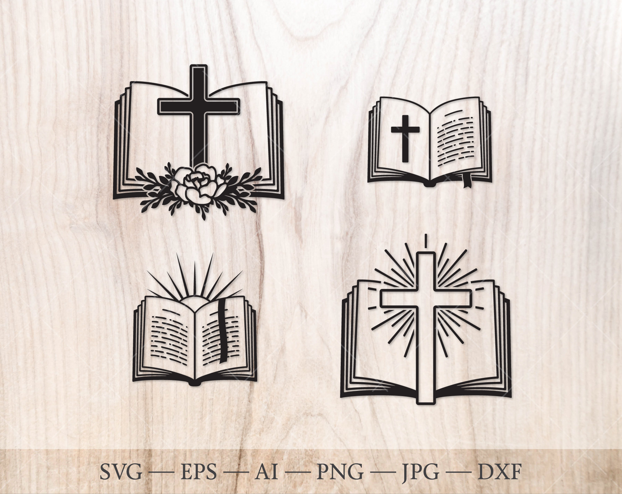 Open Bible With Cross Tattoos Open Bible With Cross Tattoos