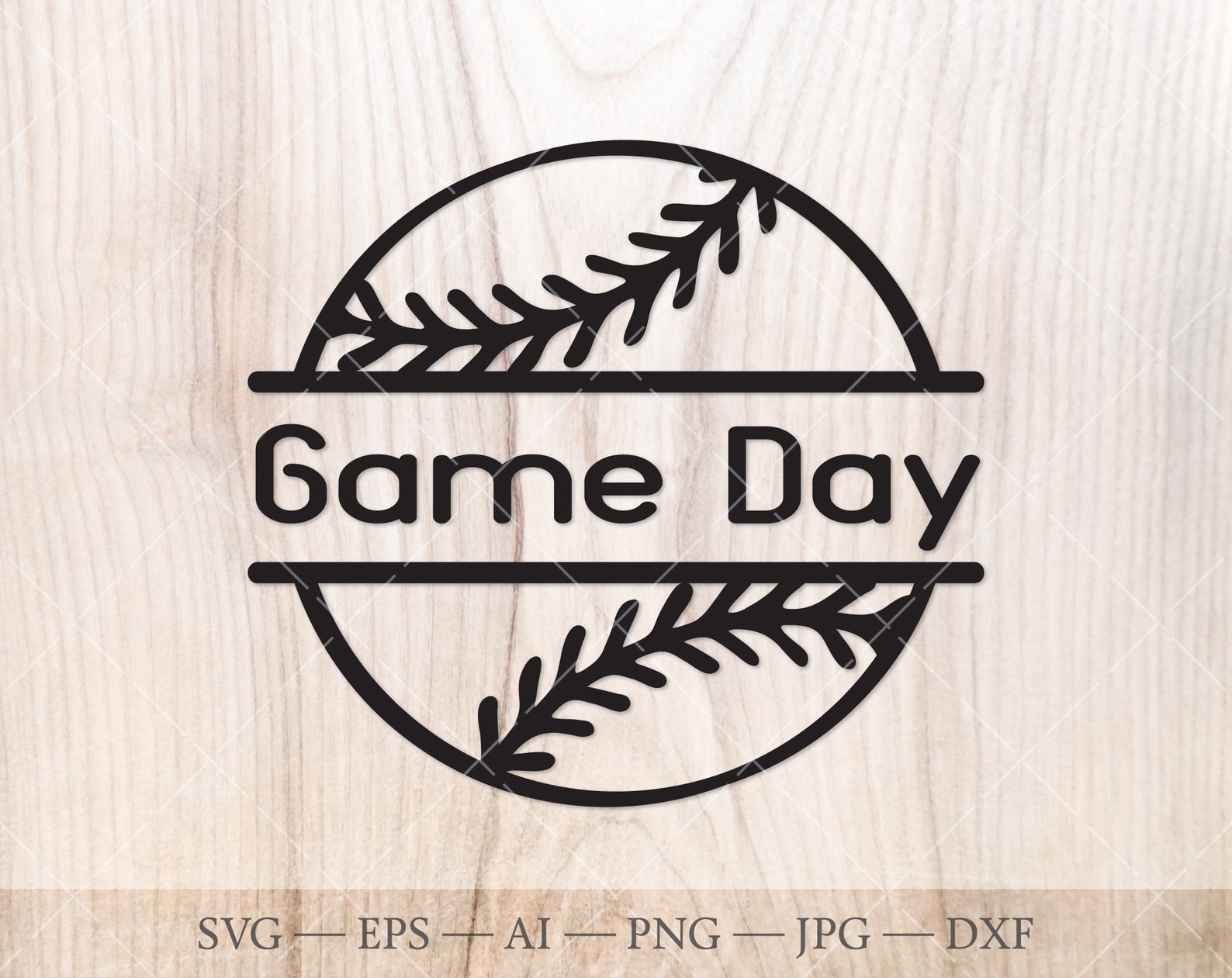 Game Day Svg Softball Monogram Frame Svg Softball Name Frame - Etsy