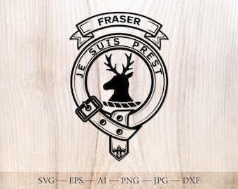 Fraser Family Crest Belt - Etsy