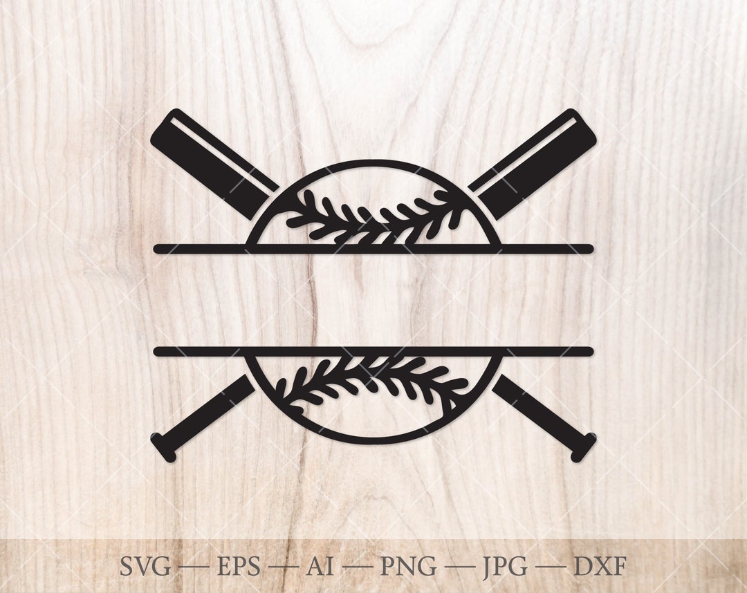 Softball Monogram Frame Svg, Softball Name Frame SVG, Baseball SVG ...