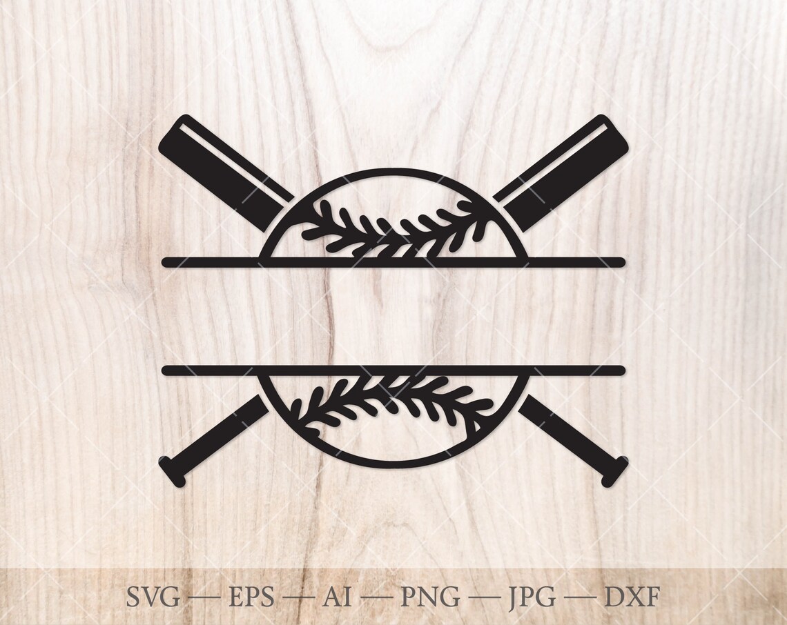 Softball Monogram Frame Svg Softball Name Frame SVG Baseball - Etsy
