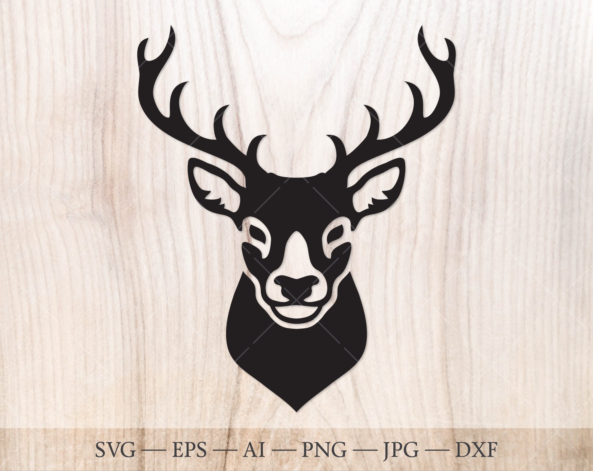 Deer SVG Deer Head Svg Stag Svg Stag Head. Deer Hunting | Etsy
