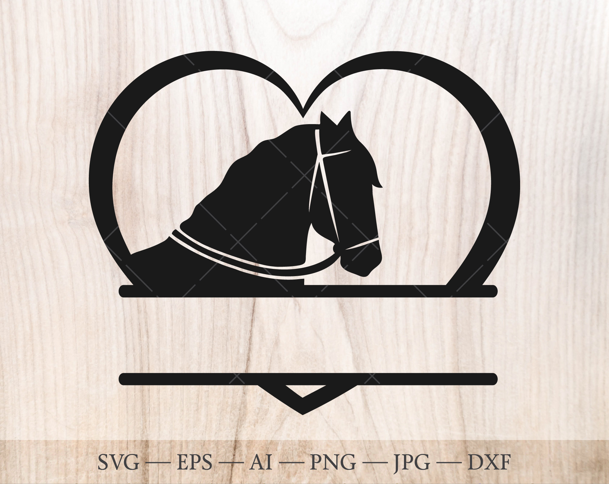 Gespleten paard svg - Etsy Nederland