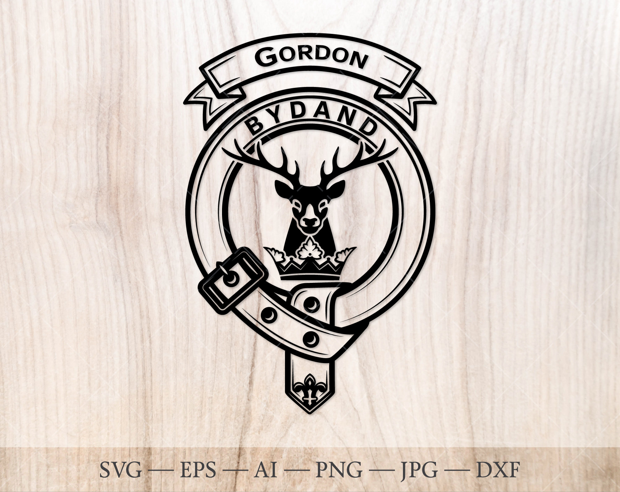 Gordon Crest Badge SVG Scottish Clan Svg Family Crest Svg. - Etsy Hong Kong