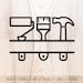 Split Tools Monogram SVG. Repair Tools Svg, Carpenter Svg. Cricut SVG ...