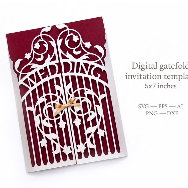 Wedding Invitation Svg - Etsy Canada