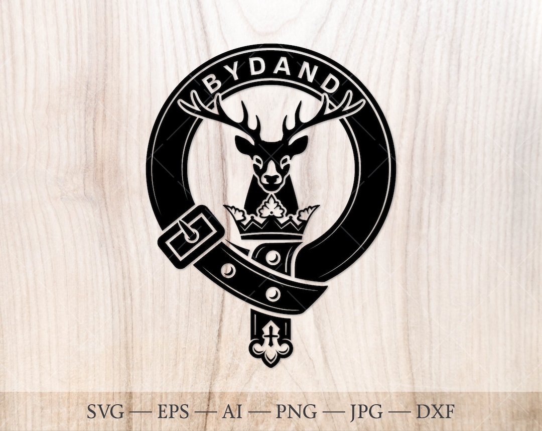 Gordon Crest Badge SVG, Scottish Clan Svg, Family Crest Svg. Coat of ...