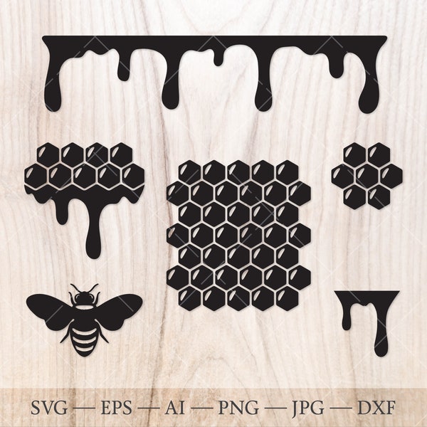 Honeycomb Svg - Etsy