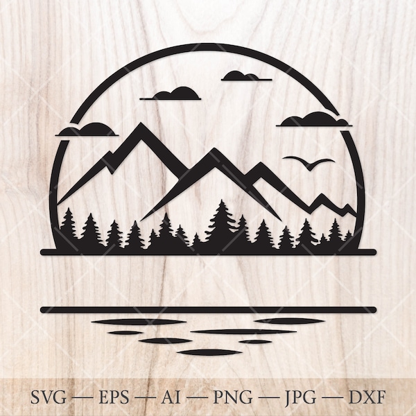 Forest Svg - Etsy