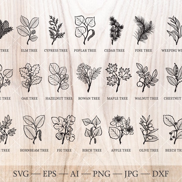 Birth Month Tree - Etsy