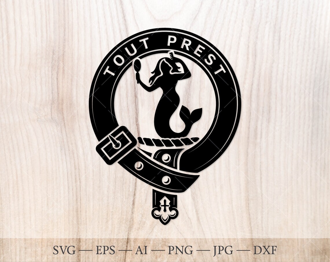 Murray Crest Badge SVG Scottish Clan Svg Family Crest Svg. - Etsy