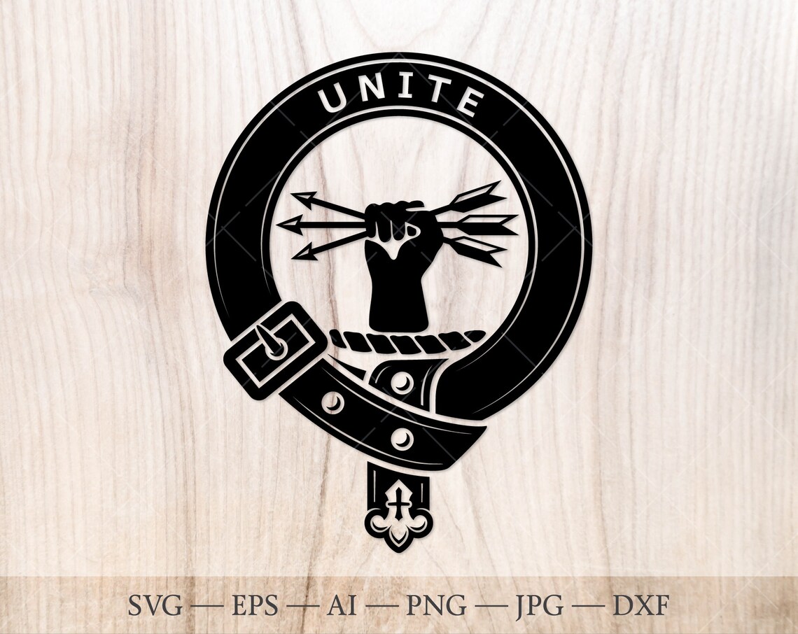 Brodie Crest Badge SVG Scottish Clan Svg Family Crest Svg. - Etsy