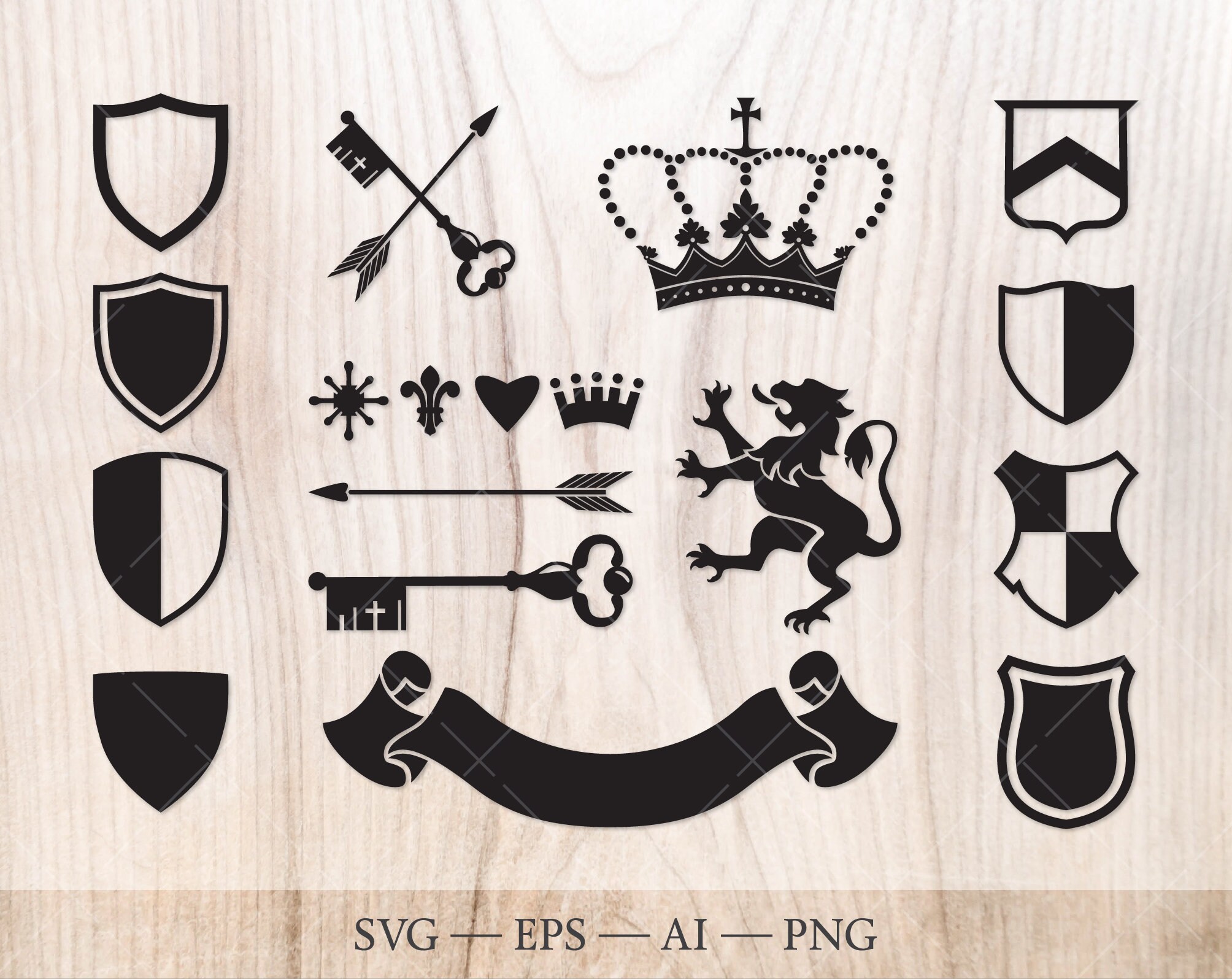 Medieval Shield Clip Art